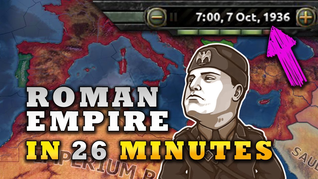Roman Empire in 1936 By Blood Alone - Hoi4 Italy Speedrun Commentary ...