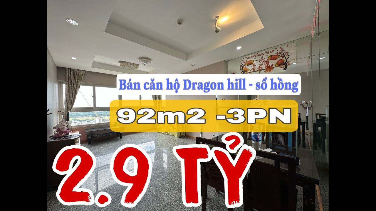 Siêu Hot! Căn hộ 3PN Dragon Hill - Sổ hồng lâu dài diện tích 92m2. PKD Bùi Hoàng Land 0981.22.62 ...