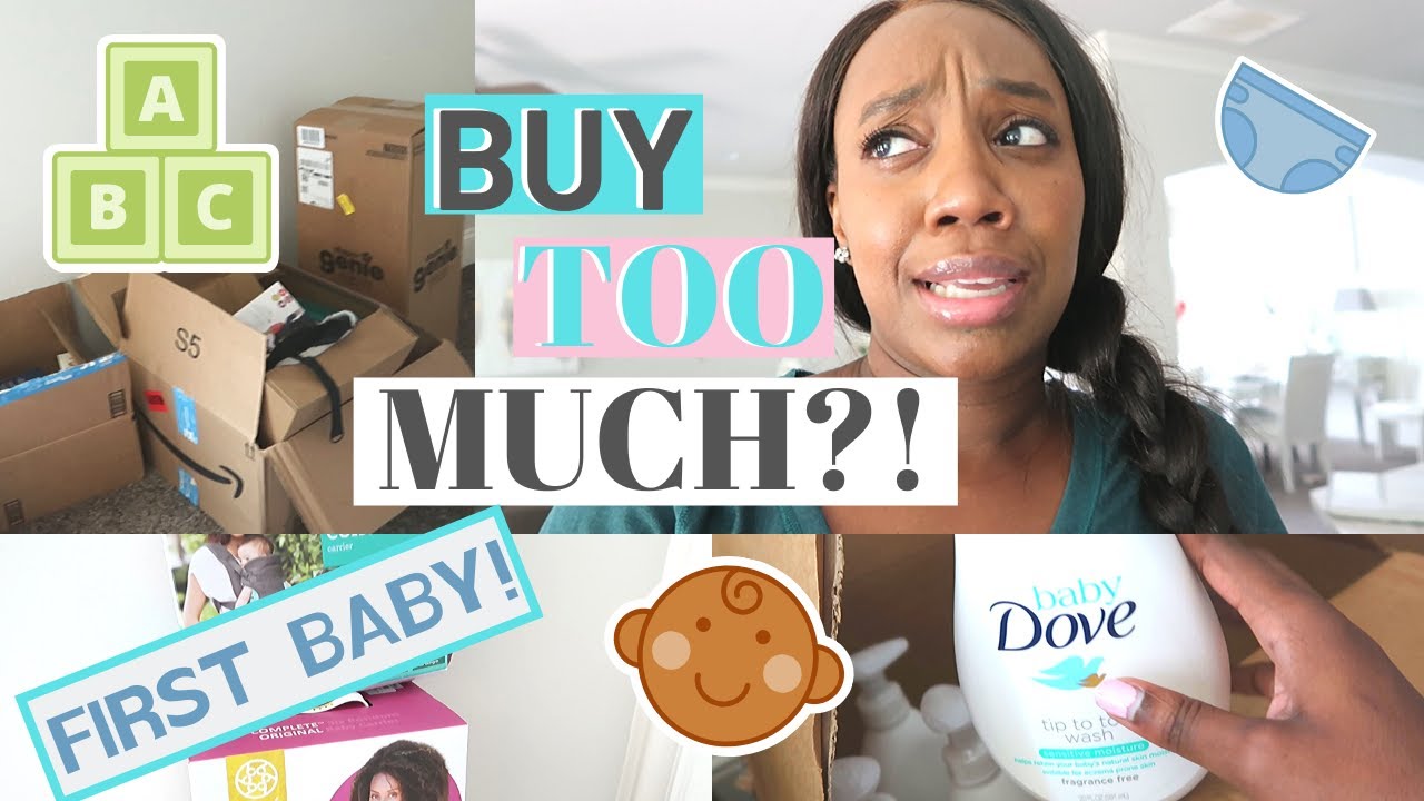 MY FIRST BABY! NEWBORN BABY HAUL! AMAZON PRIME DAY DEALS | First Time ...