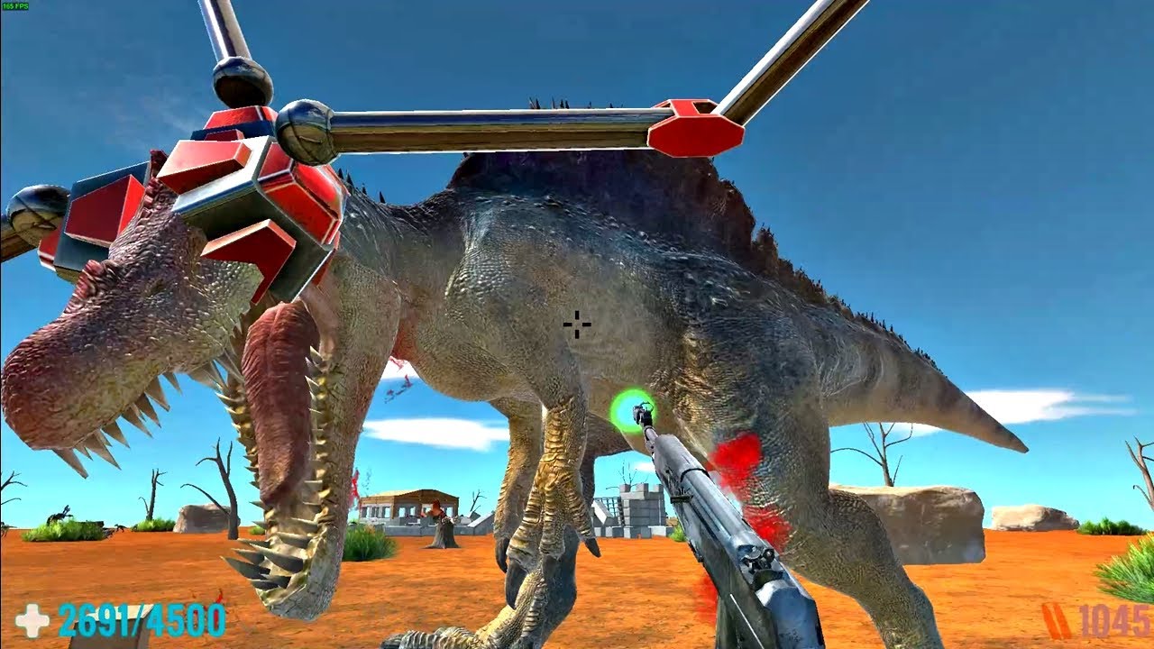 Survive on Mars with Transformers Dinosaurs. Fps Perspective! Animal ...