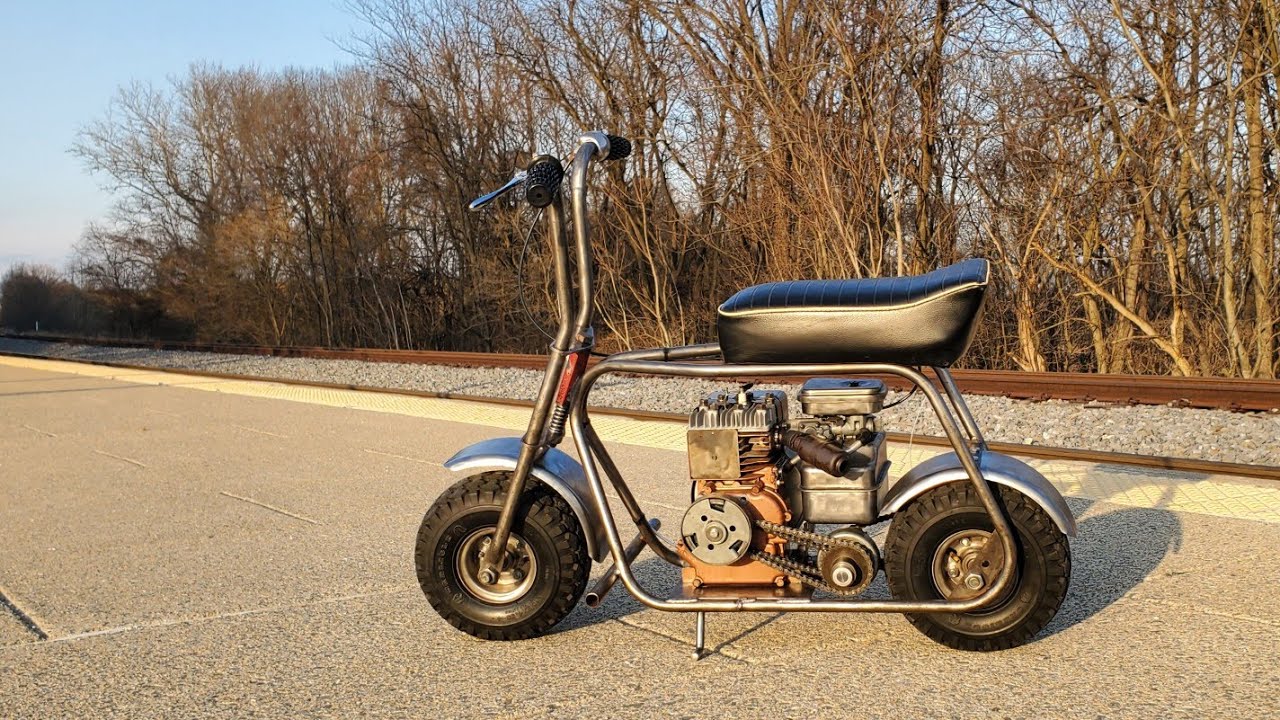 Take a ride on a Lil Indian Model 600 Mini-Matic 2 Speed Mini Bike by ...