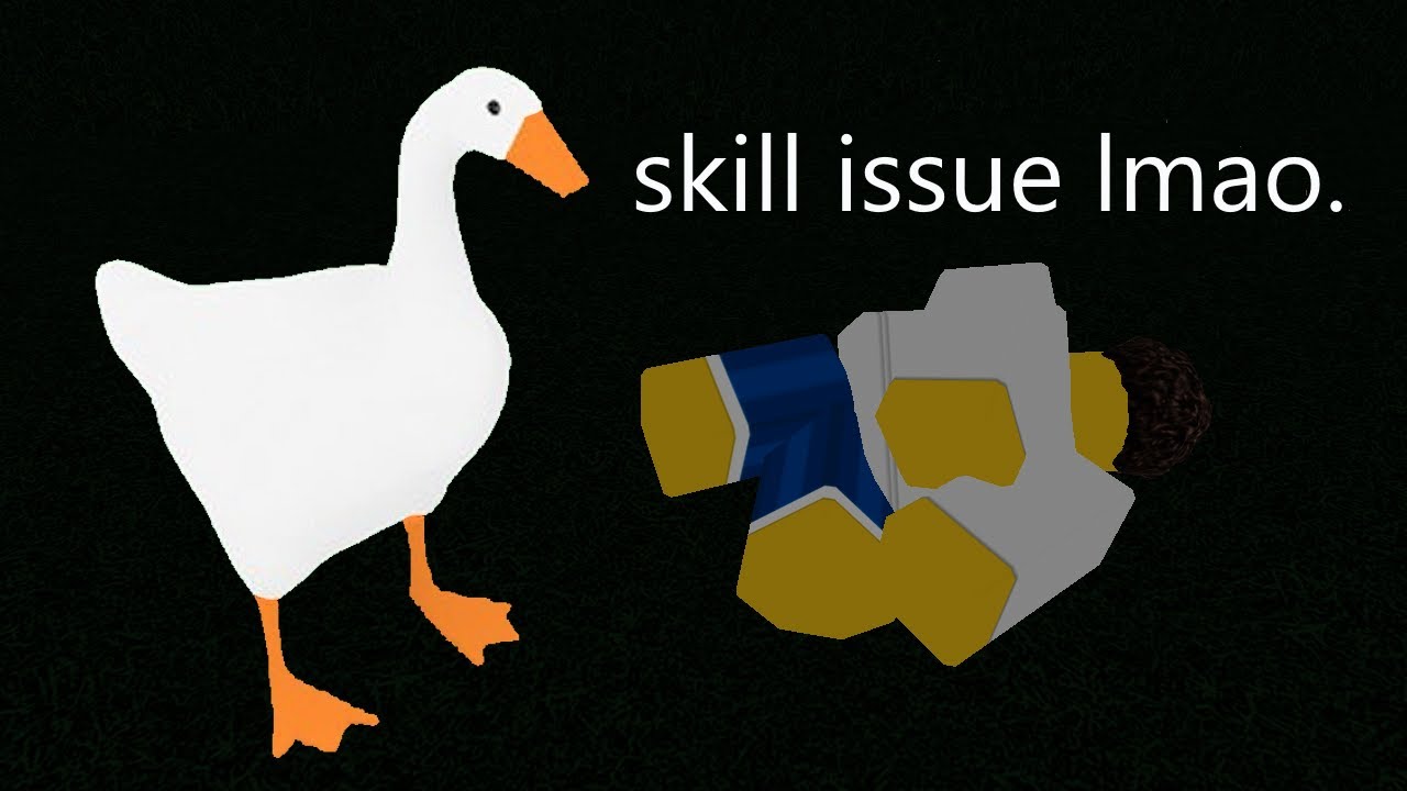 Playing forsaken with desktop goose! - YouTube