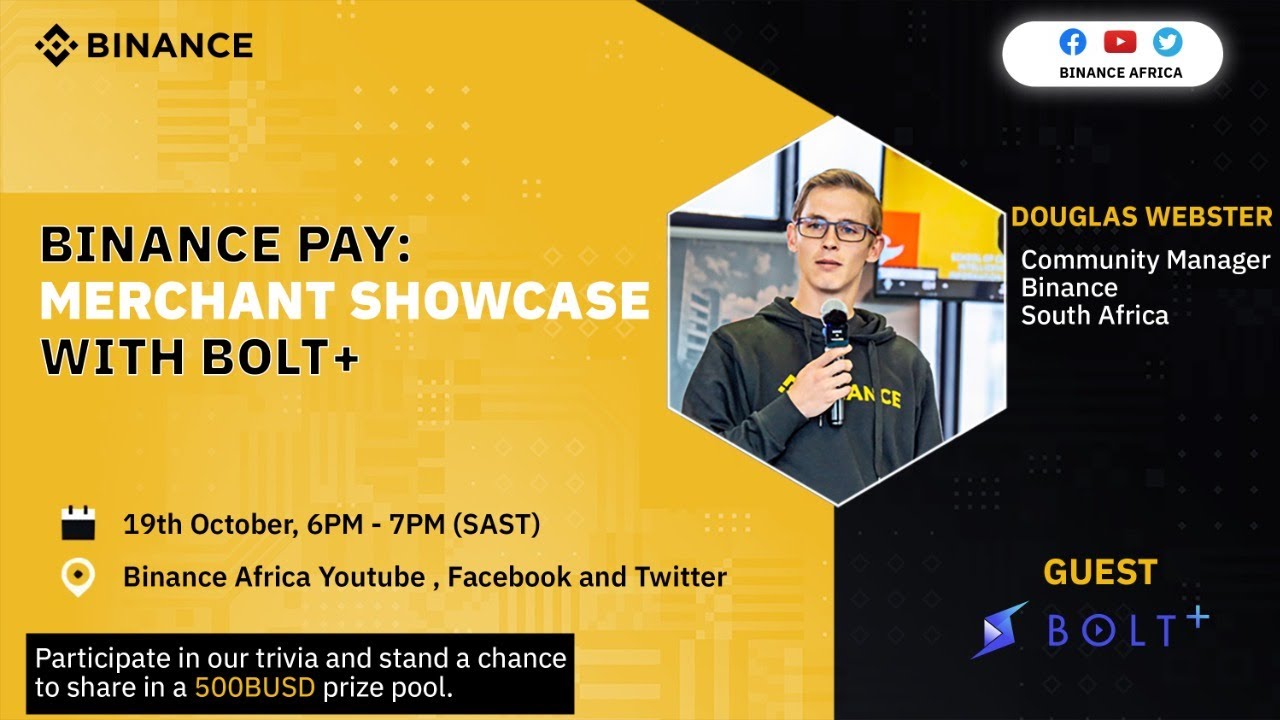 Binance Pay Merchant Showcase with Bolt+ - YouTube