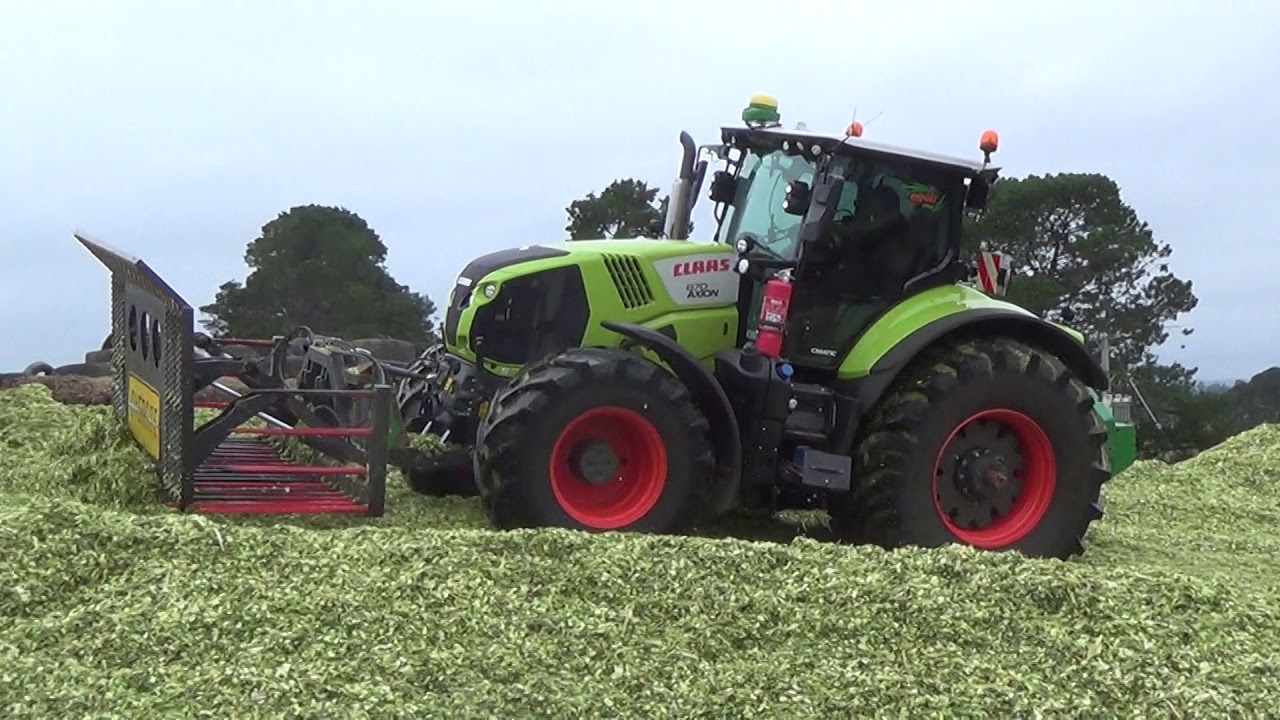 On the Maize Silage Stack Part 1 - YouTube