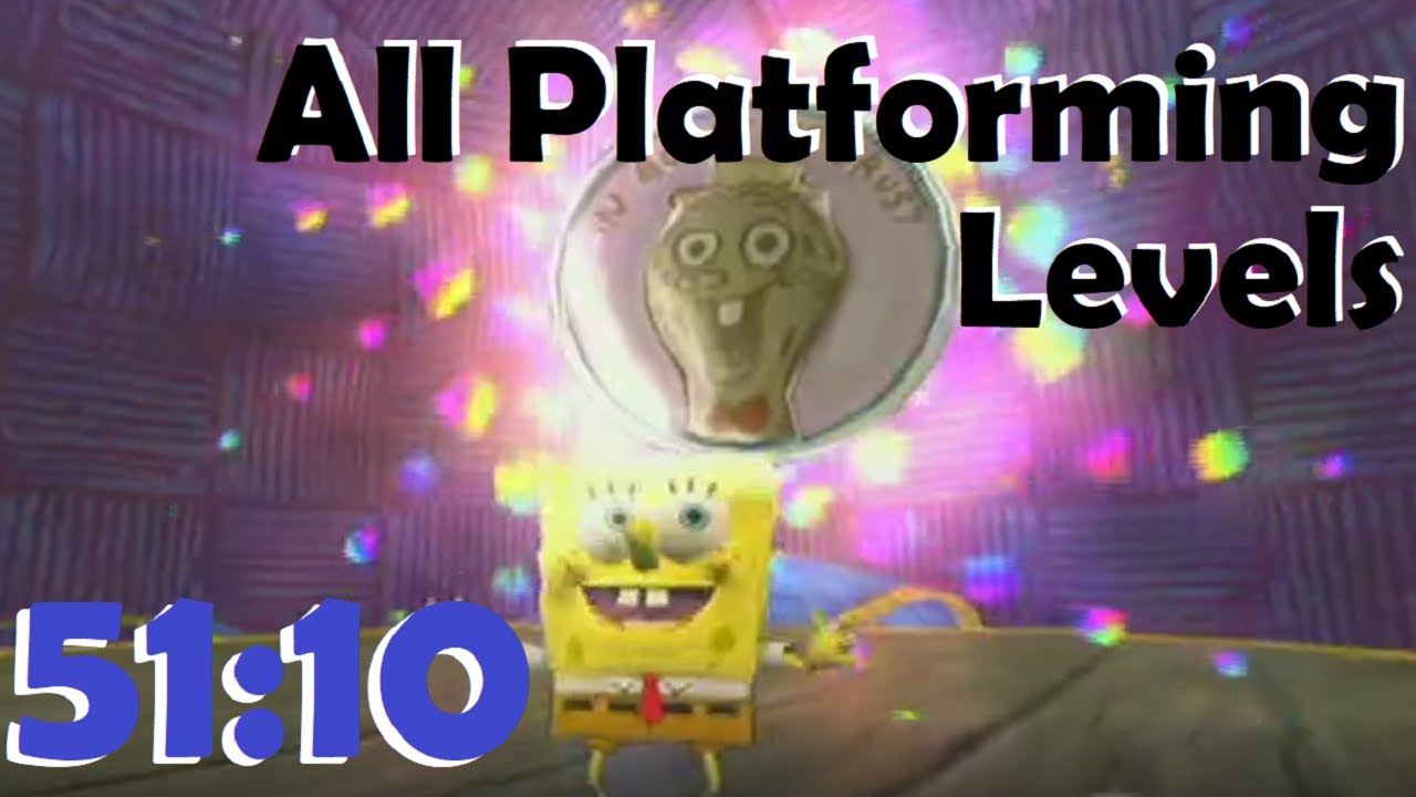 (51:10) The SpongeBob SquarePants Movie All Platforming Levels Speedrun ...