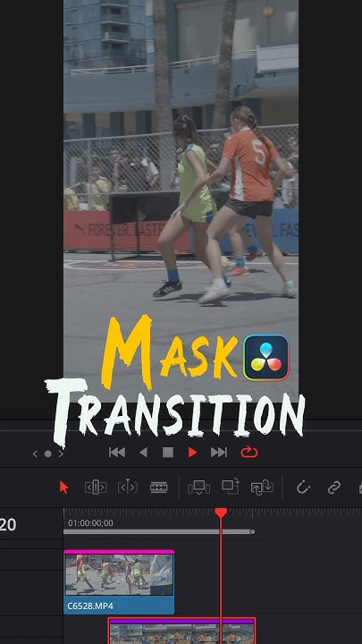 Mask transition in DaVinci Resolve - YouTube