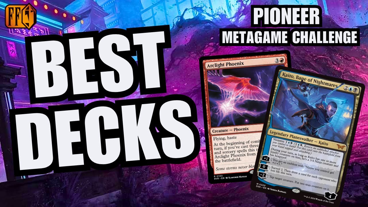 BEST Decks to FARM the MTG Pioneer Metagame Challenge - YouTube