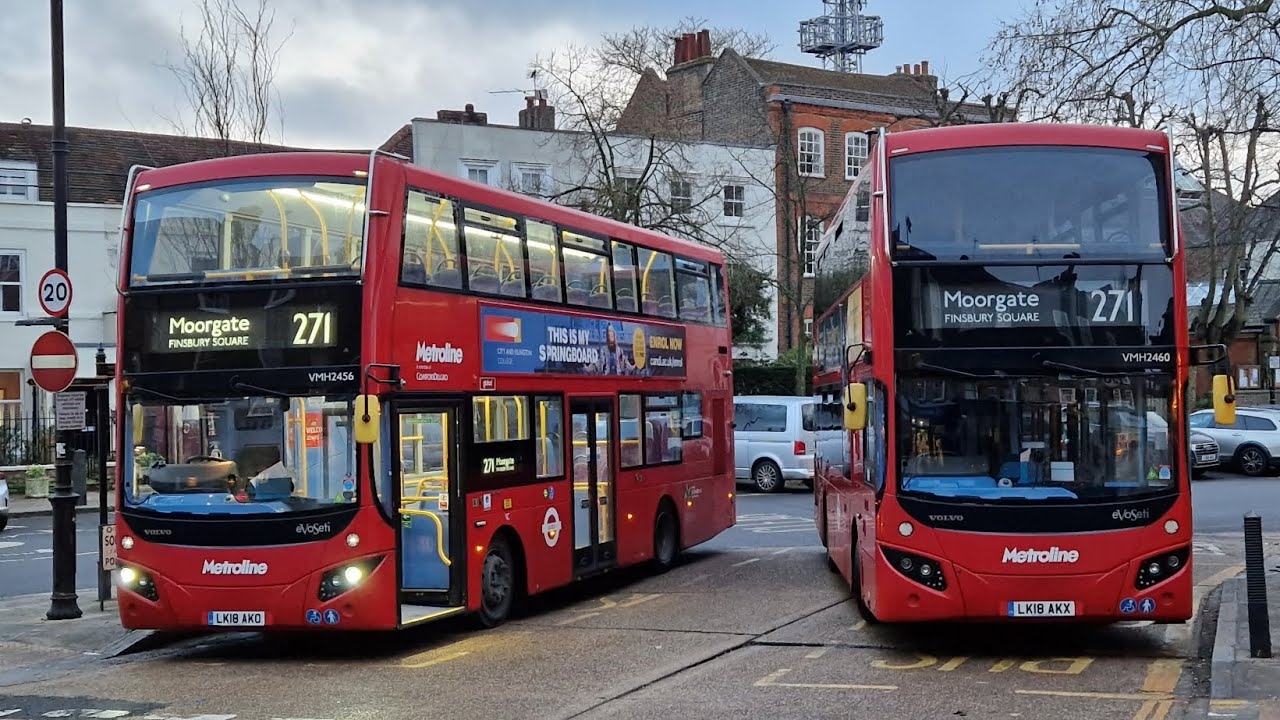 FULL JOURNEY | LONDON BUS 271 MOORGATE FINSBURY SQUARE - HIGHGATE ...