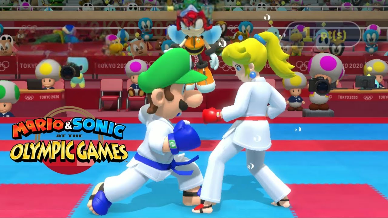 Karate (Hard) Gameplay Mario & Sonic At The Olympic Games Tokyo 2020 ...