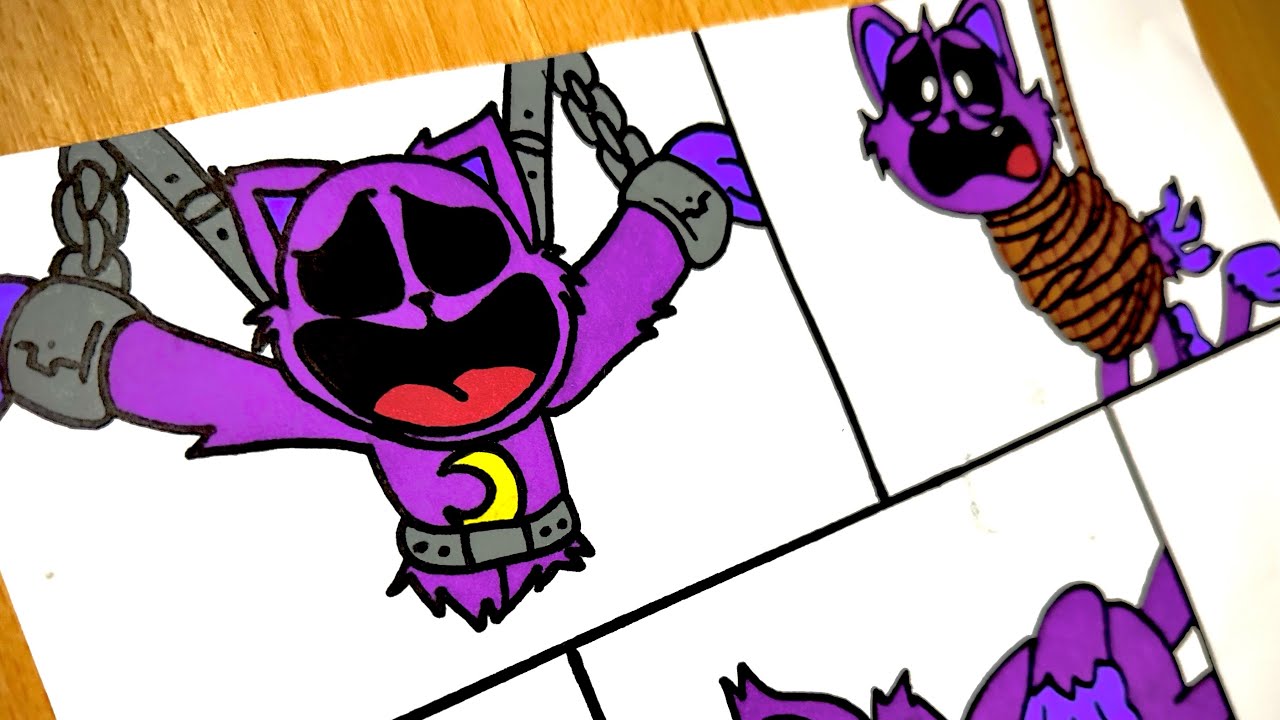 Drawing CATNAP is DEAD | Poppy Playtime Chapter 3 - YouTube