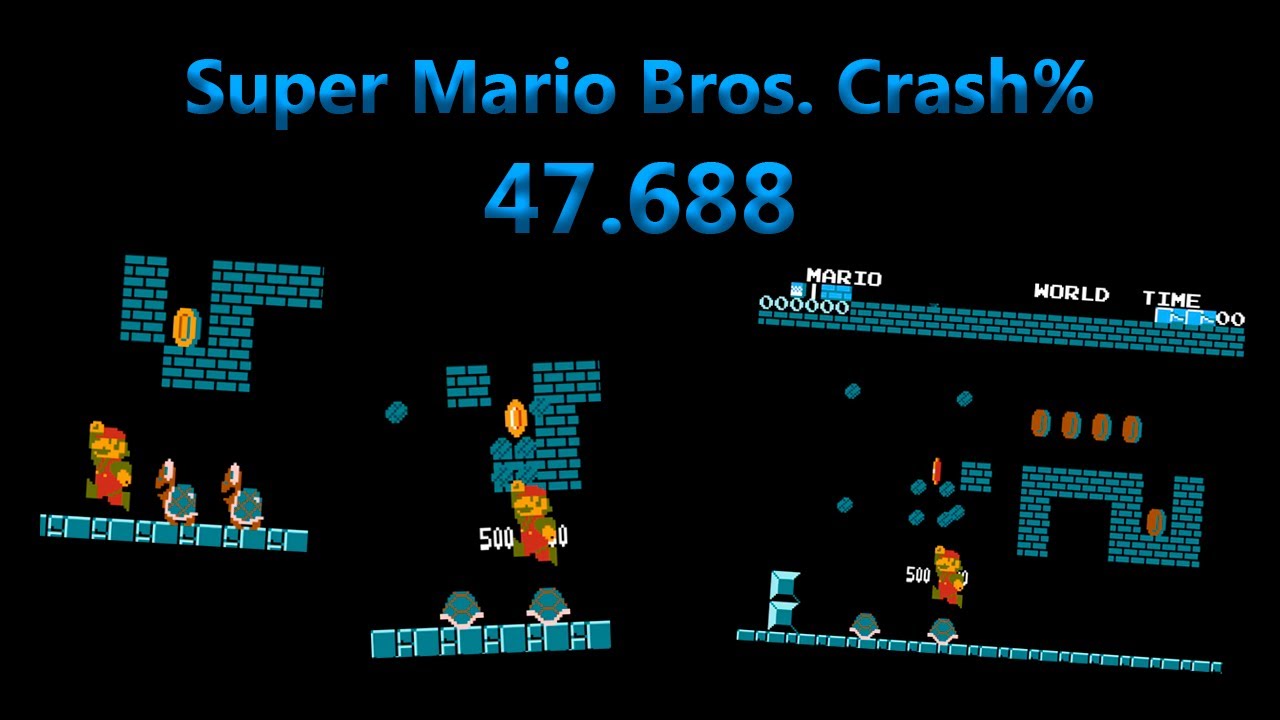 Super Mario Bros. - Crash% Speedrun - 47.688 [PB] - YouTube