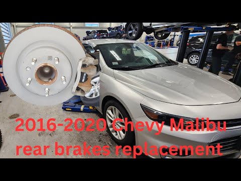 2016-2020 Chevy Malibu rear brake replacement - YouTube