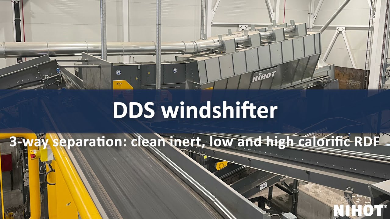 Nihot Recycling DDS windshifter in RDF production - YouTube