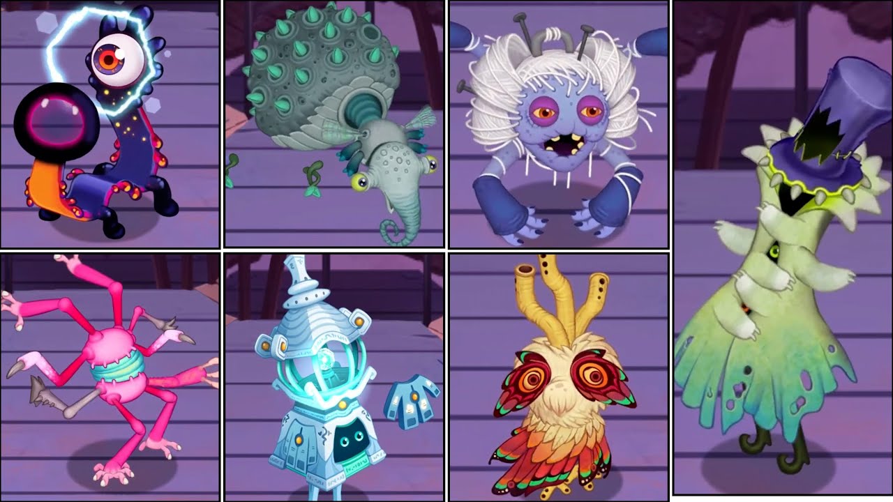 PARANORMAL CARNIVAL - All Monsters Sound & Animation (my Singing ...