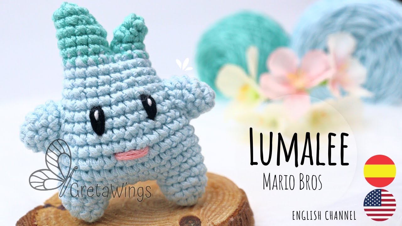 Lumalee Mario Bros Amigurumi - Tutorial Sub 🇺🇸🇪🇸/ GretaWings - YouTube