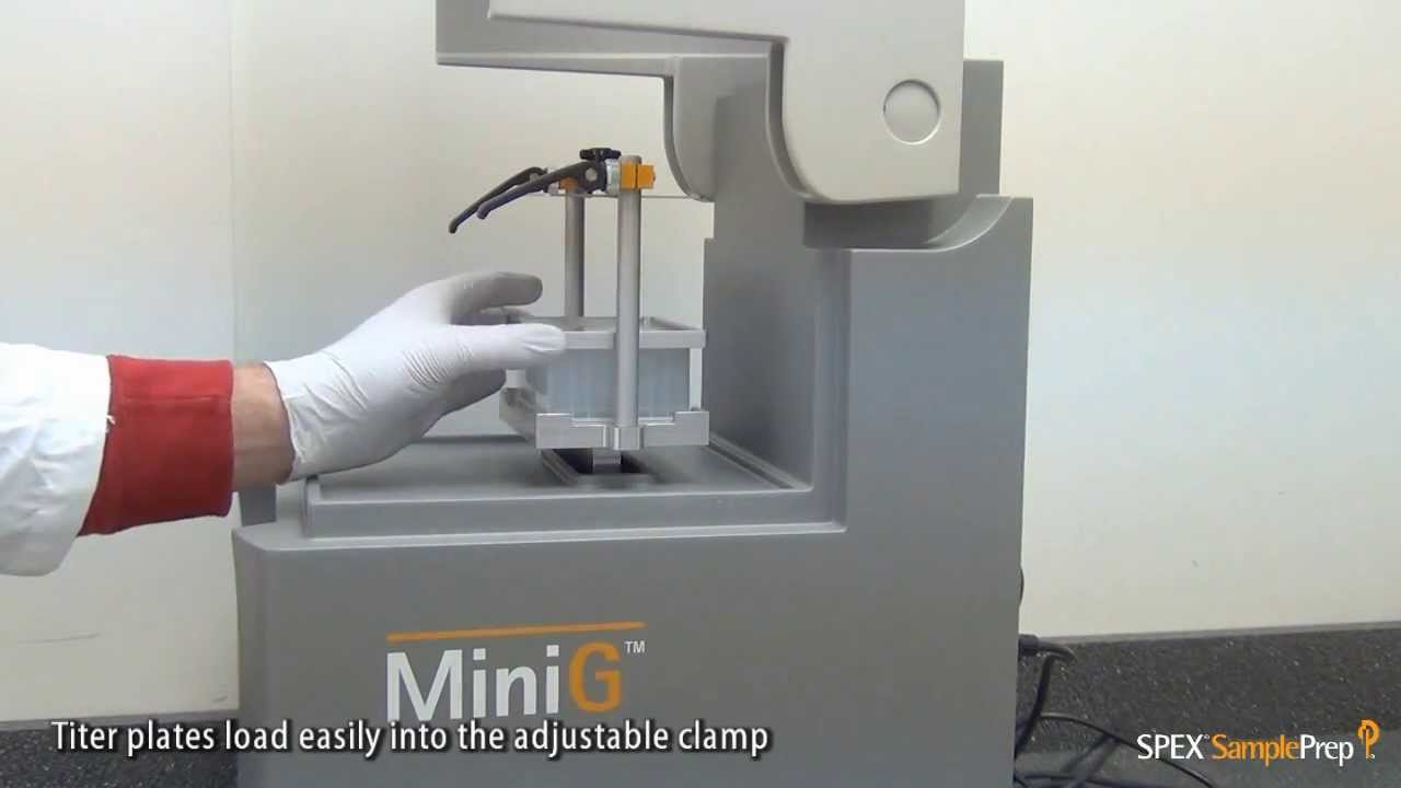 MiniG® - Automated Tissue Homogenizer and Cell Lyser - YouTube