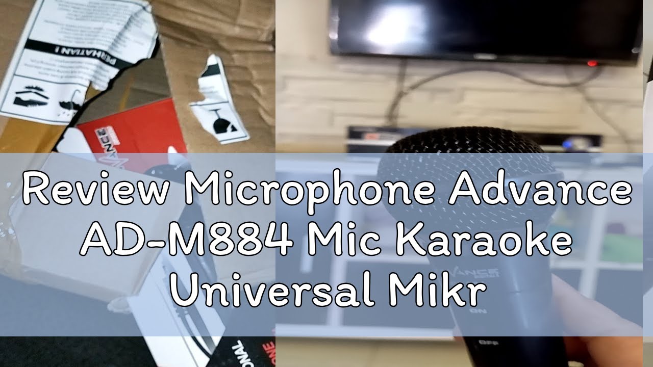 Review Microphone Advance AD-M884 Mic Karaoke Universal Mikrofon ...