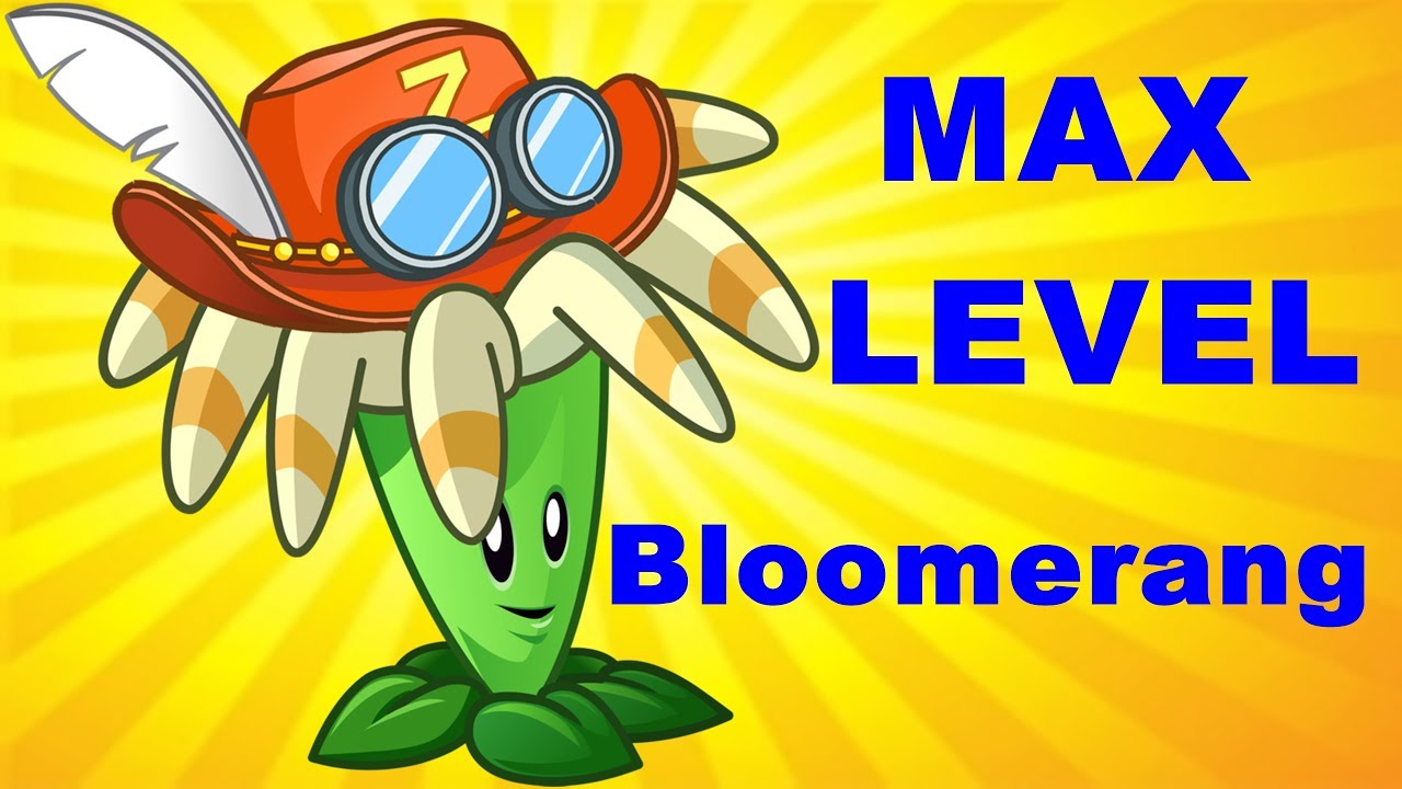 Bloomerang Max Level Power-Up in Plants vs Zombies 2: Gameplay 2017 ...