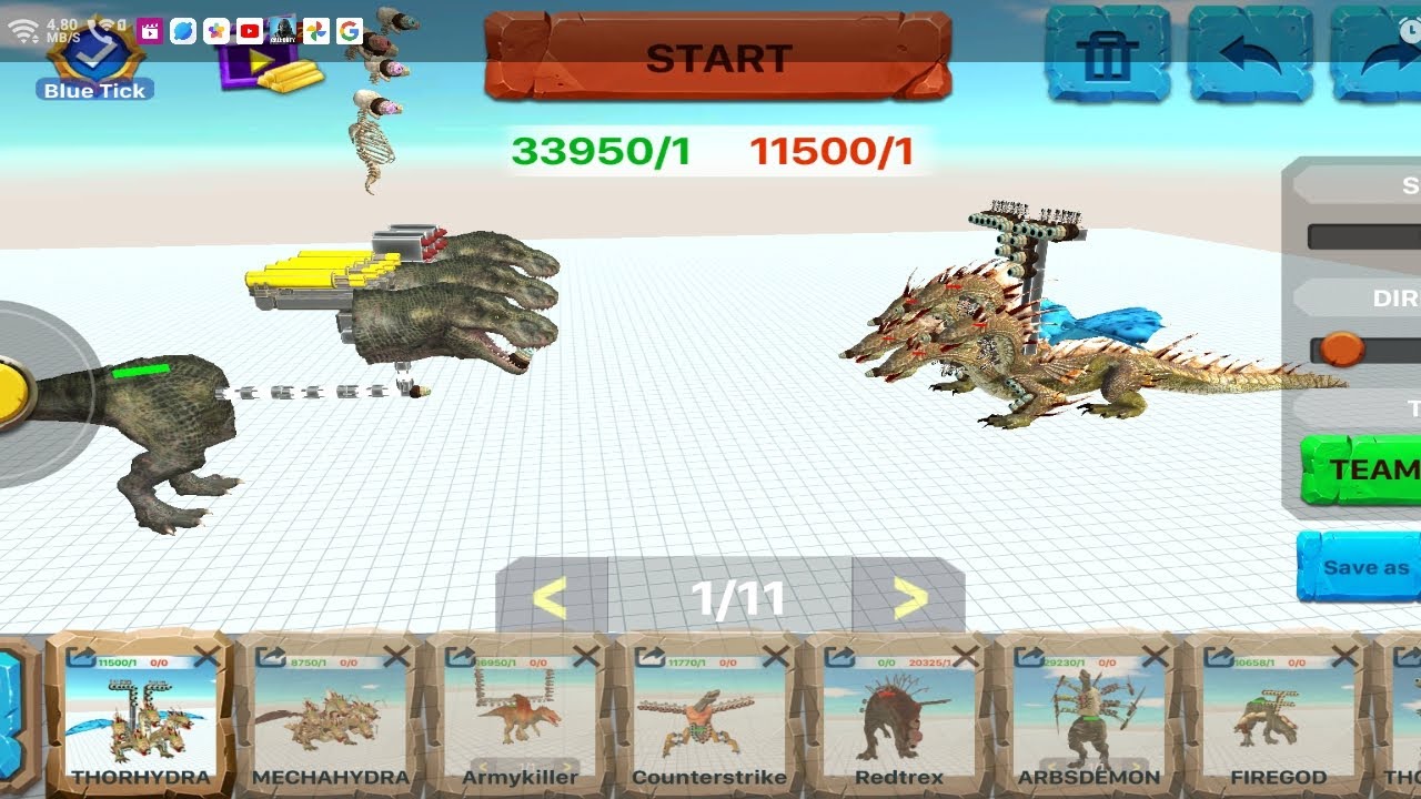 God of killer vs Old Thor Hydra in ARBS MOBILE 🔥🔥 - YouTube