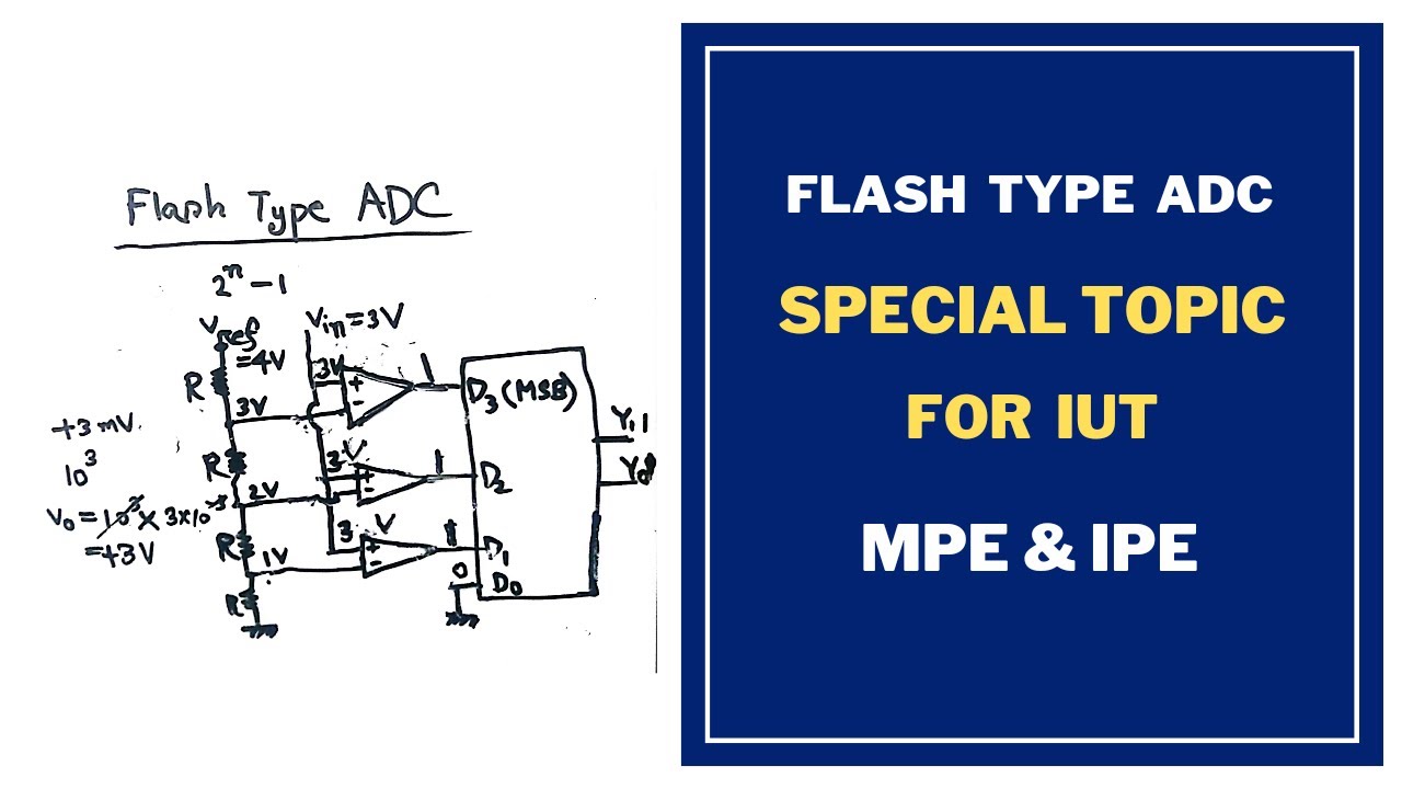 Flash Type ADC || Digital Electronics Bangla Tutorial || Special Topic ...