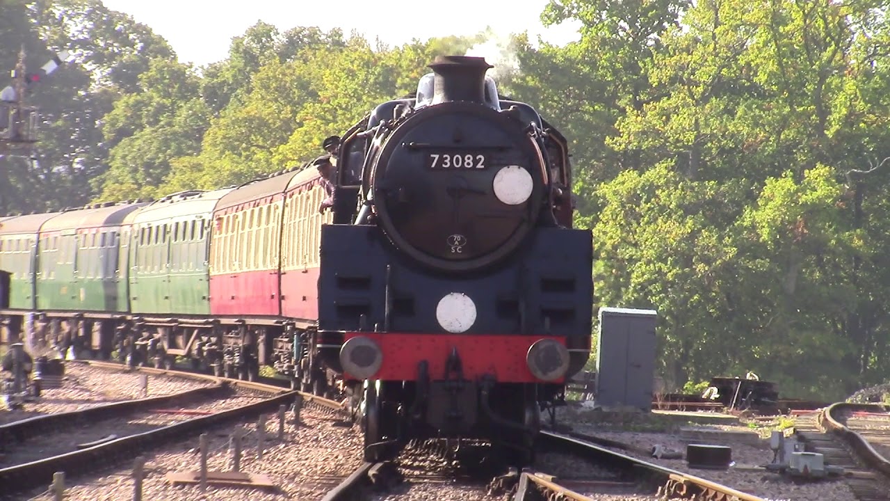 My visit to the Bluebell Railway on the 20th of October 2018 - YouTube