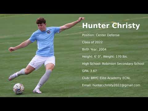 Hunter Christy (2022) soccer highlights - 8 Oct 20 - YouTube
