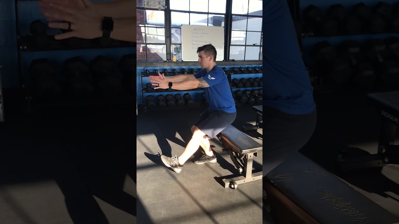 Sl Squat to Bench - YouTube