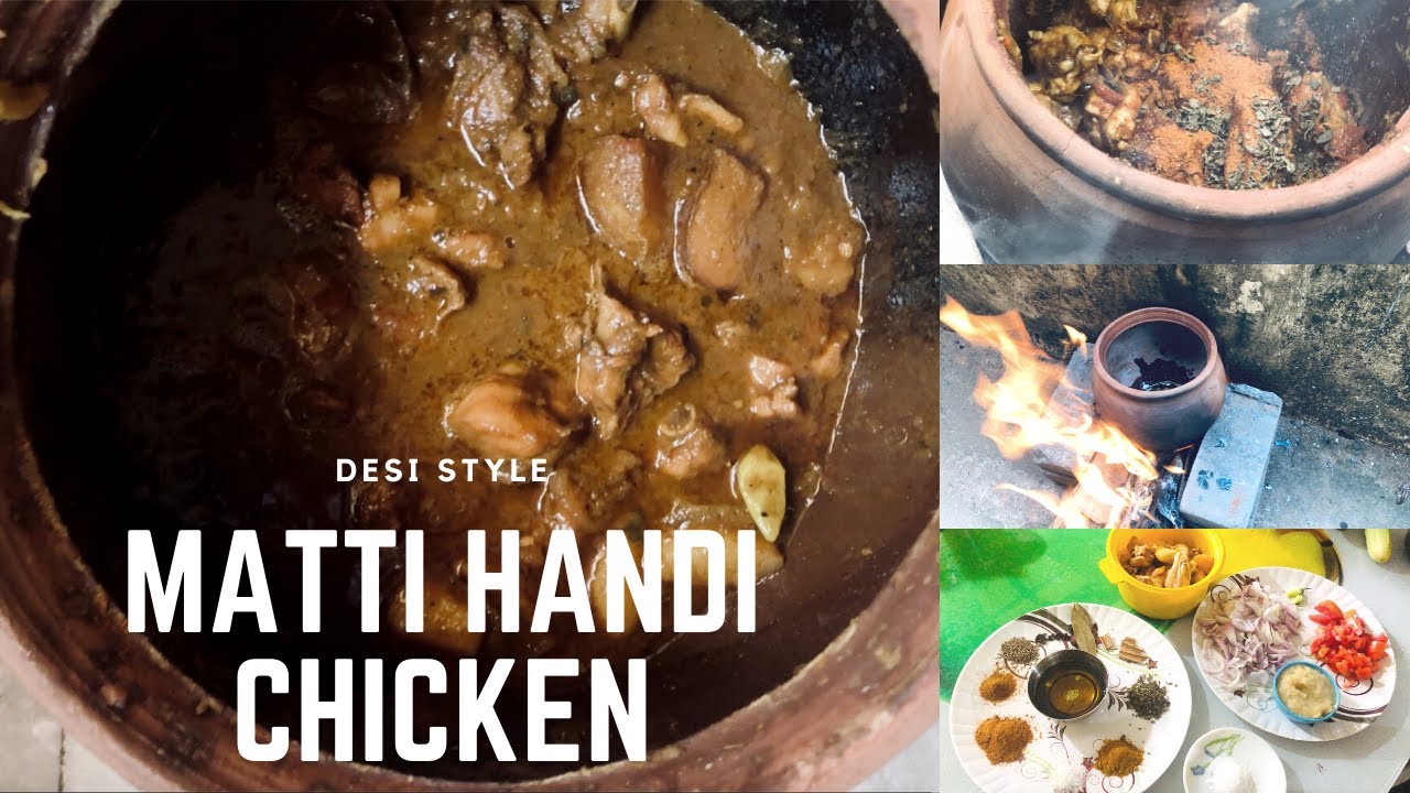Matti Handi Chicken | Spicy Chicken Handi | Chicken Handi Recipe ...