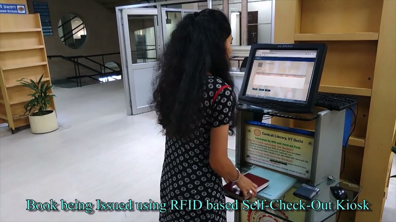 Book Issue/Return Video using the RFID System - YouTube