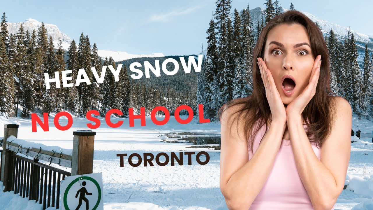 Canada Snow! No school Today!! - YouTube