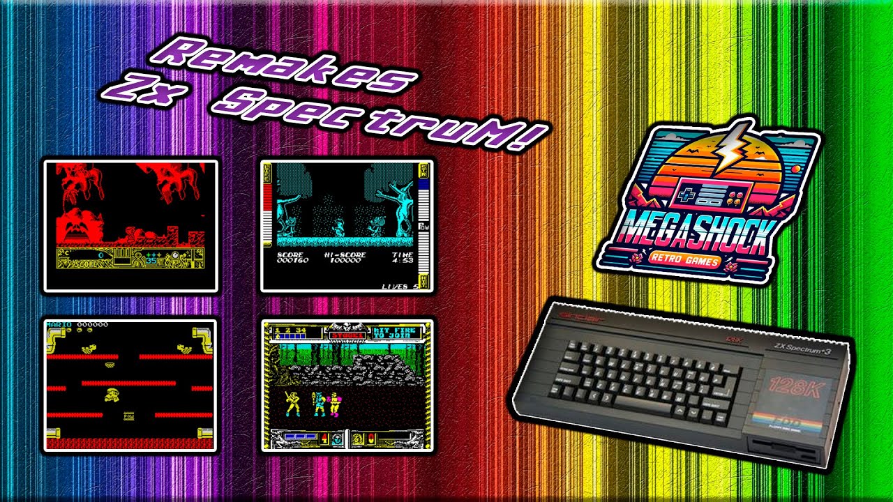 Zx Spectrum Remakes en Spectrum +3 Real con Divide 059c - YouTube