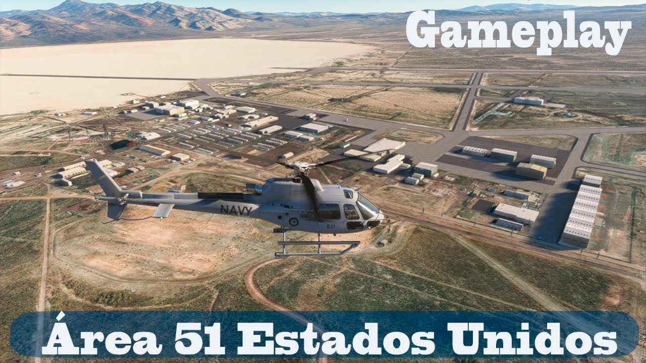 MICROSOFT FLIGHT SIMULATOR 2020 Gameplay Área 51 Estados Unidos - YouTube