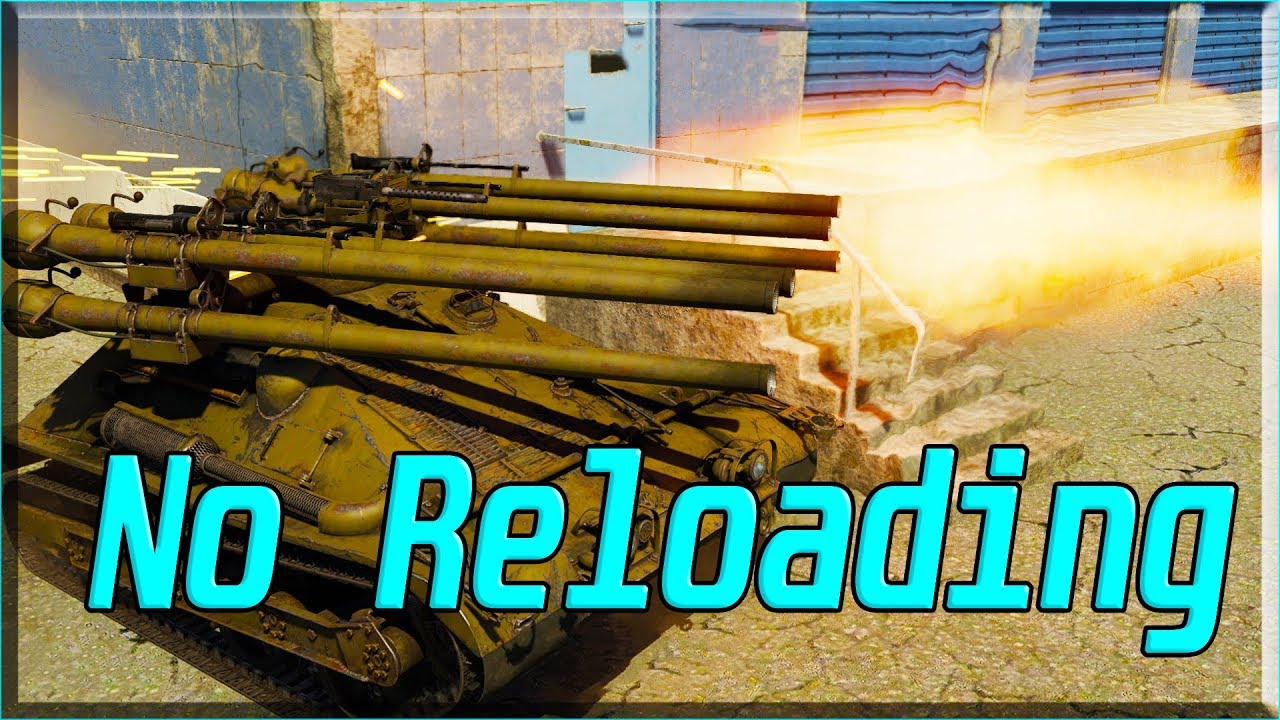 Watch this tank launches dozens of shots without reloading ( War ...