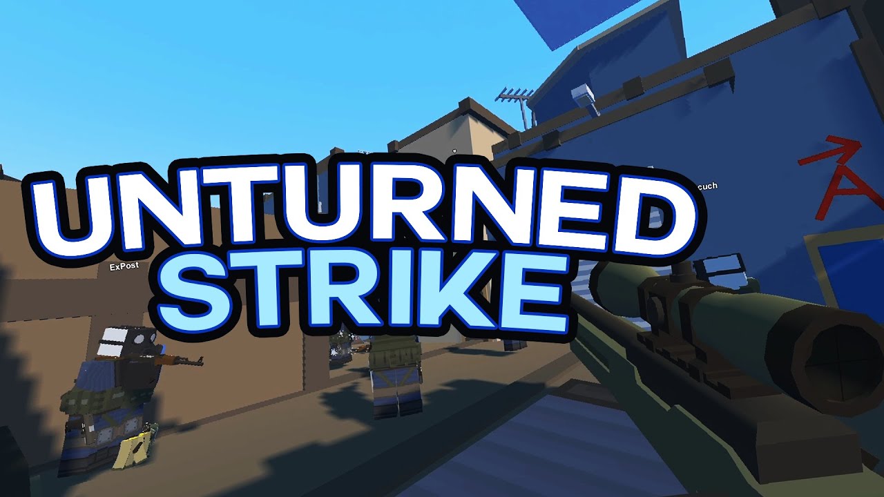 KWADRATOWY COUNTER STRIKE - UNTURNED - YouTube