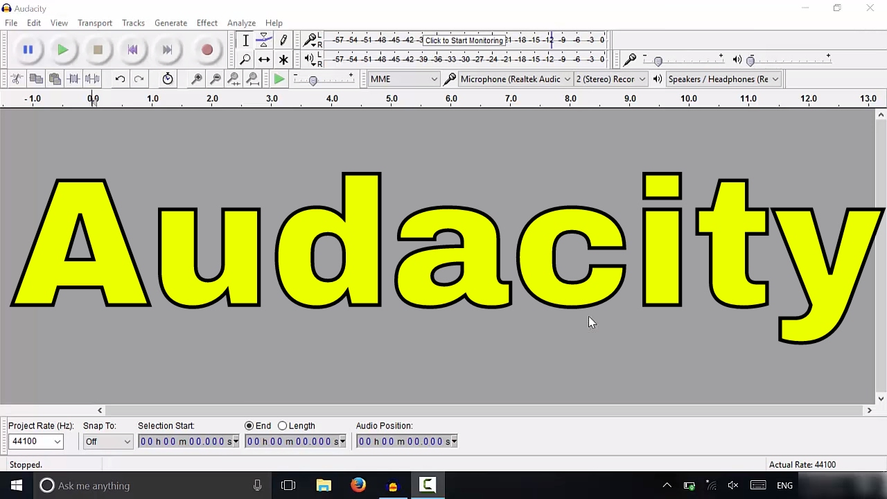 How To Record Commentary For A Youtube Video Using Audacity - YouTube