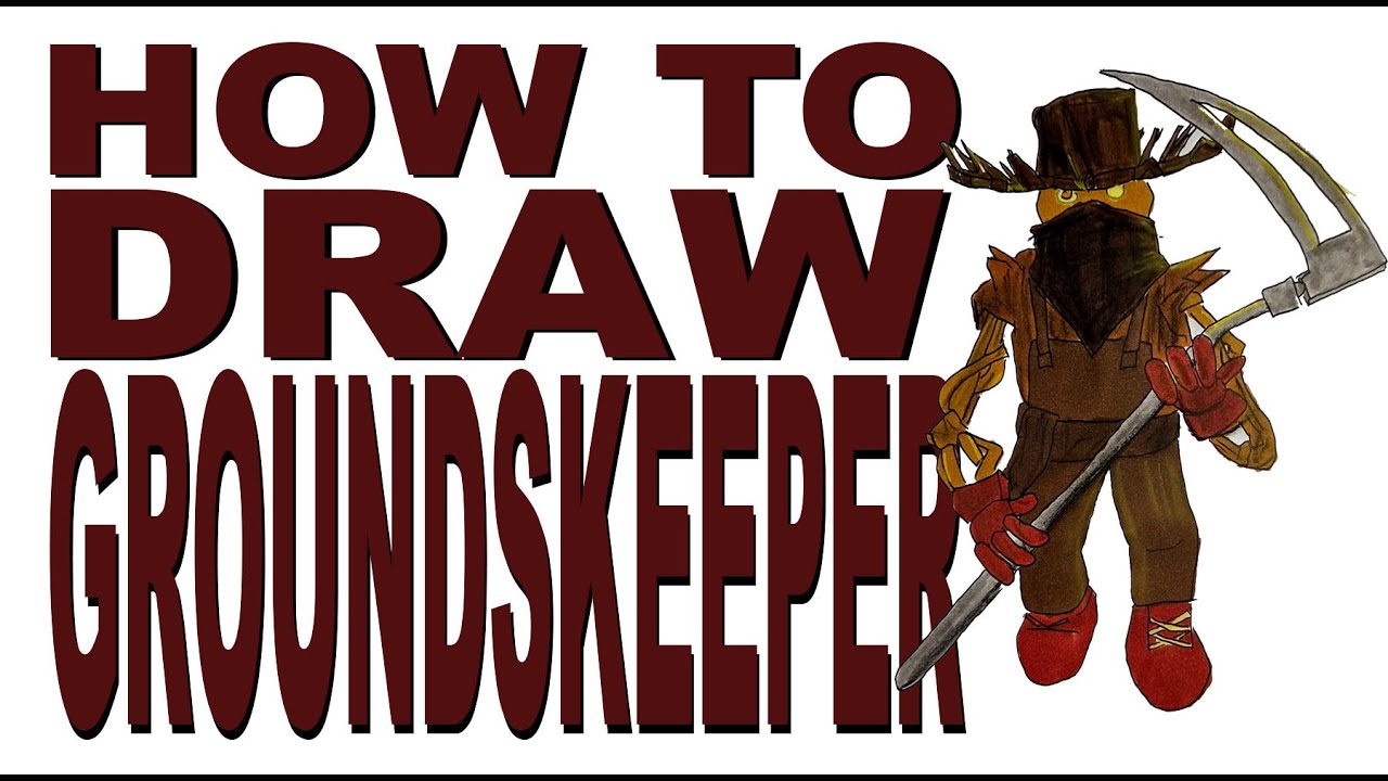 How to draw the Groundskeeper (Doors: Outdoors) - YouTube