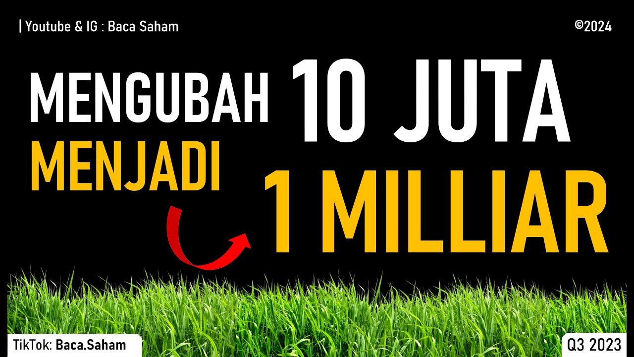 Nabung Saham Rp 10 Juta menjadi Rp 1 Milliar? - YouTube