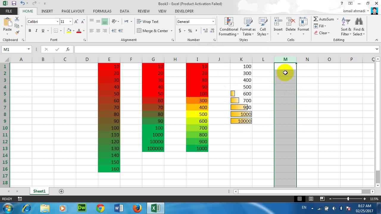 Ms Excel 08 lecture (پشتو) - YouTube