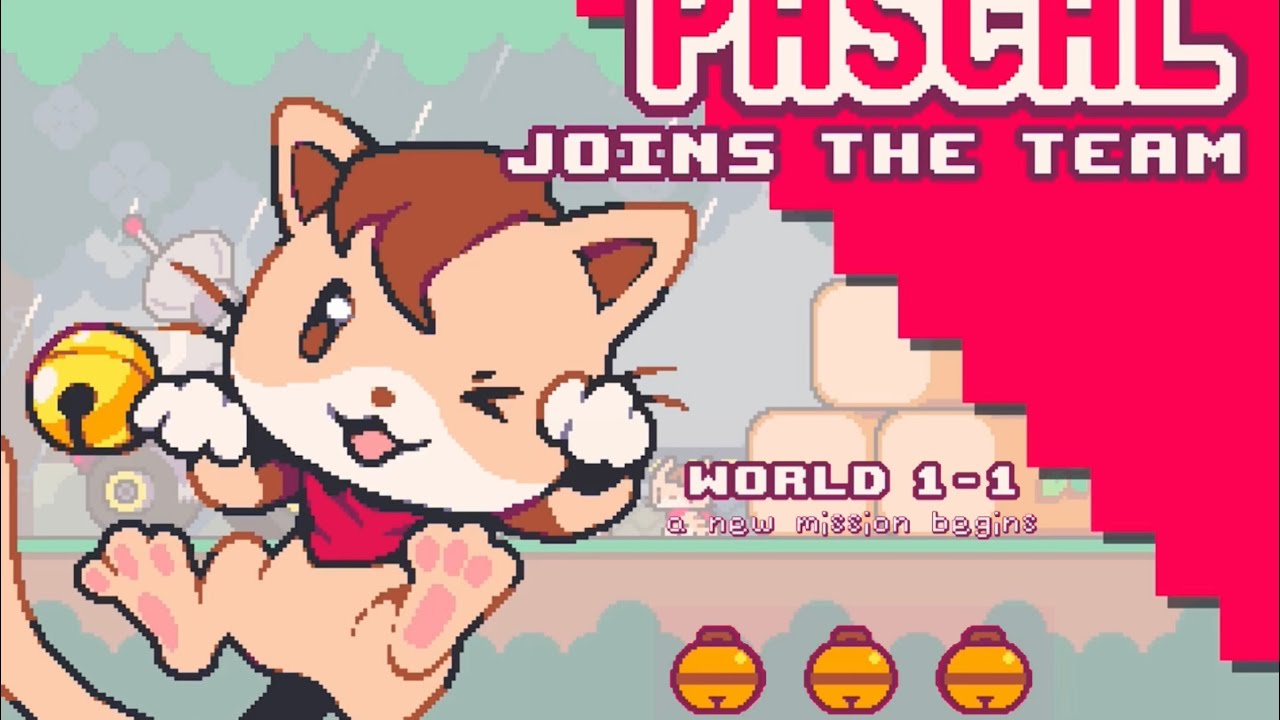 Super Cat Tales: PAWS Intro + 1-1 All Bells (Cutscene) - YouTube
