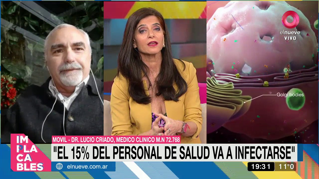 Dr. Lucio Criado: El 15% del personal de salud va a infectarse - YouTube