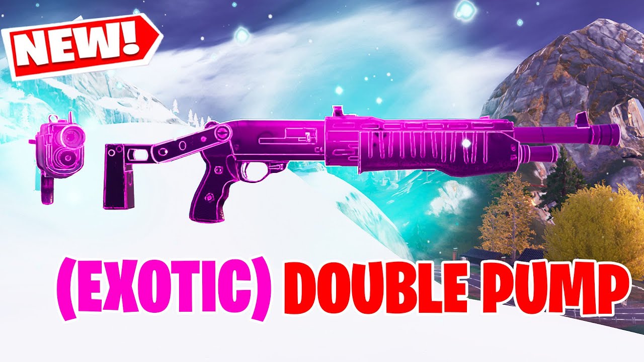 How To Get The New Exotic Double Pump Shotgun in Fortnite - YouTube