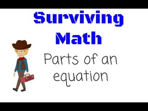 Parts of an Equation - YouTube