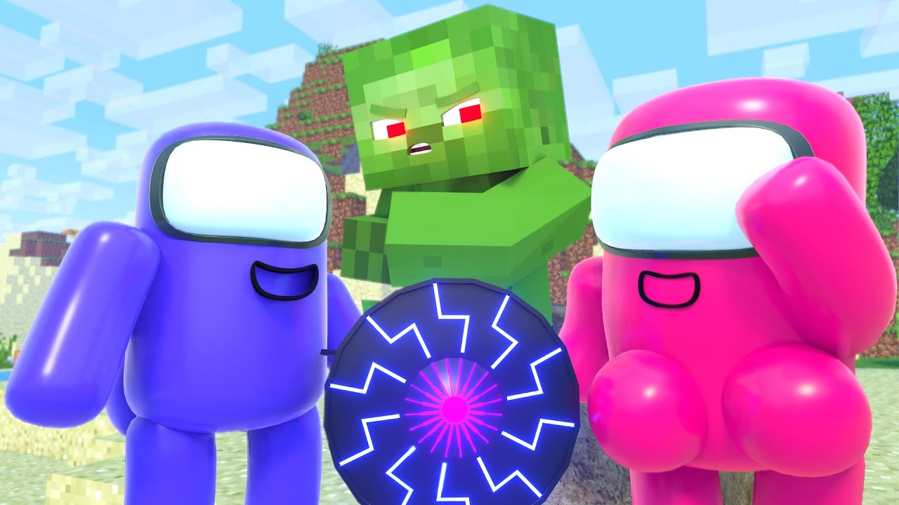 Minecraft Life | Among Us | Guests from space | Minecraft Animation ...