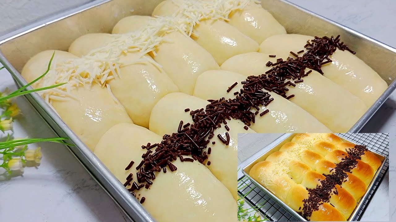 ROTI SOBEK COKLAT KEJU TANPA MIXER TANPA BREAD IMPROVER HASILNYA SUPER LEMBUT - YouTube