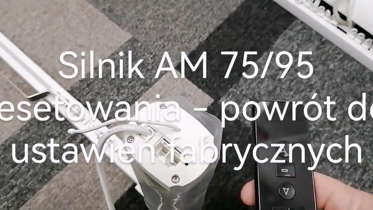 Resetowanie silnika AM75 - YouTube