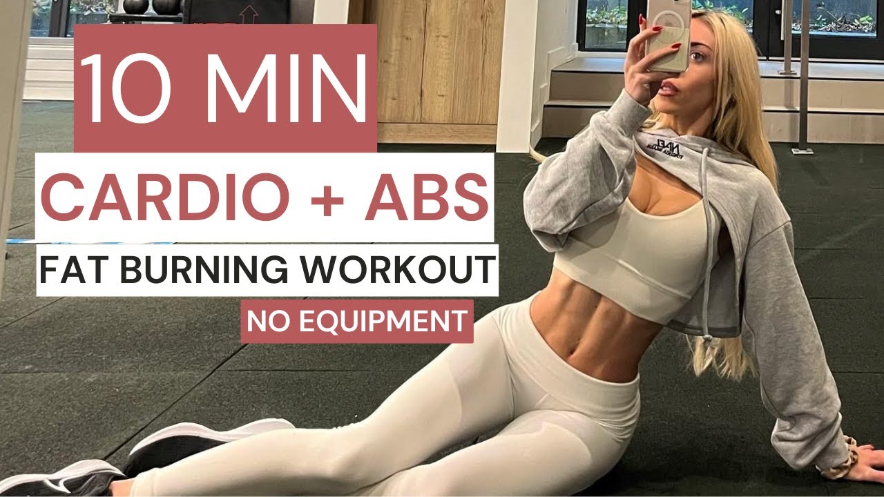 10 MIN ABS + FAT BURN // VISIBLE ABS // NO EQUIPMENT - YouTube