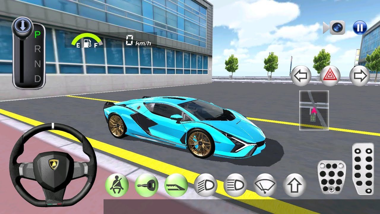 3D Driving Class Simulation - Driving Android Gameplay - b2gplays - YouTube