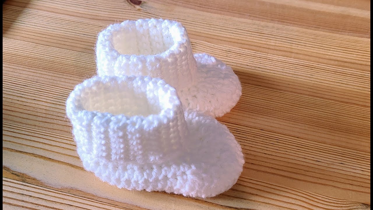 Botitas para bebé a crochet. Tutorial completo, fáciles de hacer 🫶 ...