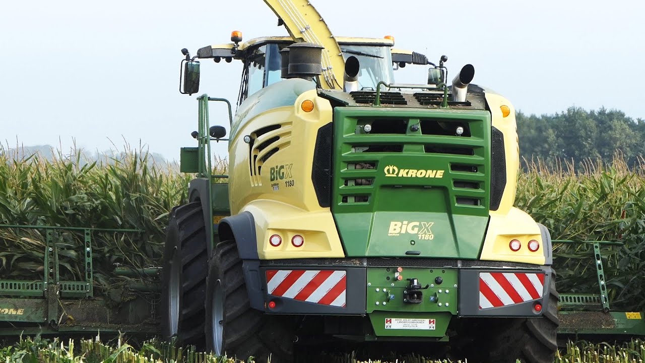 Mais Silage w/ Krone Big X 1180 - The World's Most Powerfull Forage ...