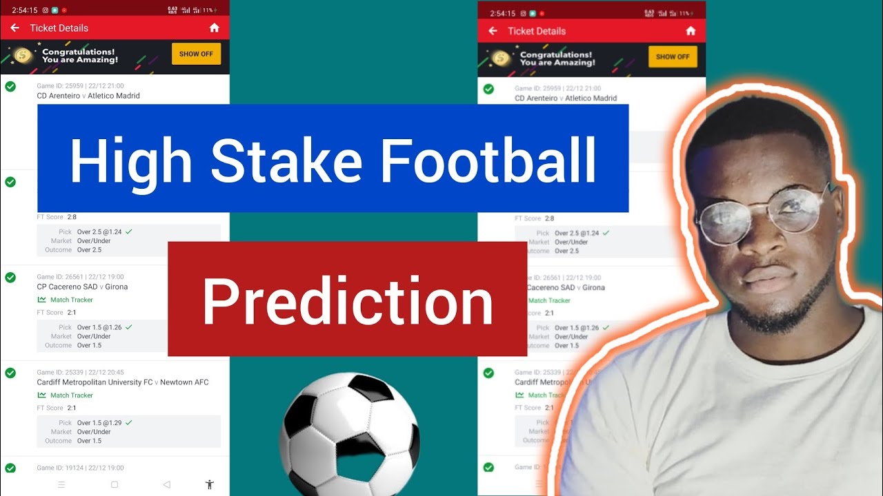 High Stake Football Prediction For Today | Soccer Prediction | Football ...